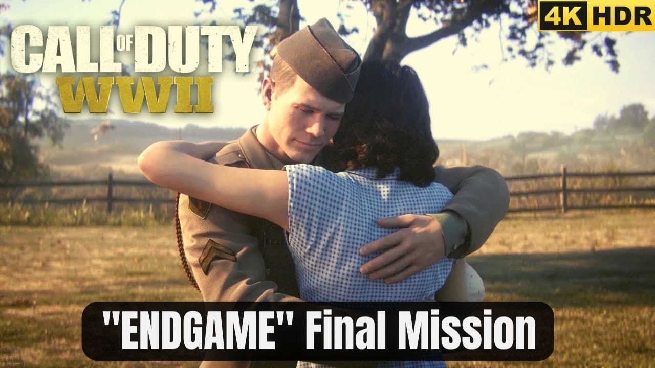 Call of Duty WWII Gameplay |"ENDGAME" Final Mission | Walkthrough | 4K ...