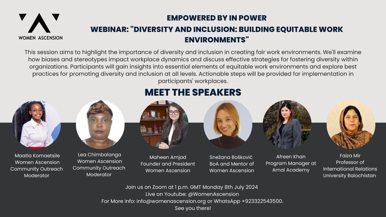 Women Ascension EBIP Webinar: Diversity and Inclusion: Building ...