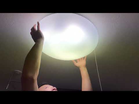 How to remove a ceiling light cover and replace light ring in Japan #howto