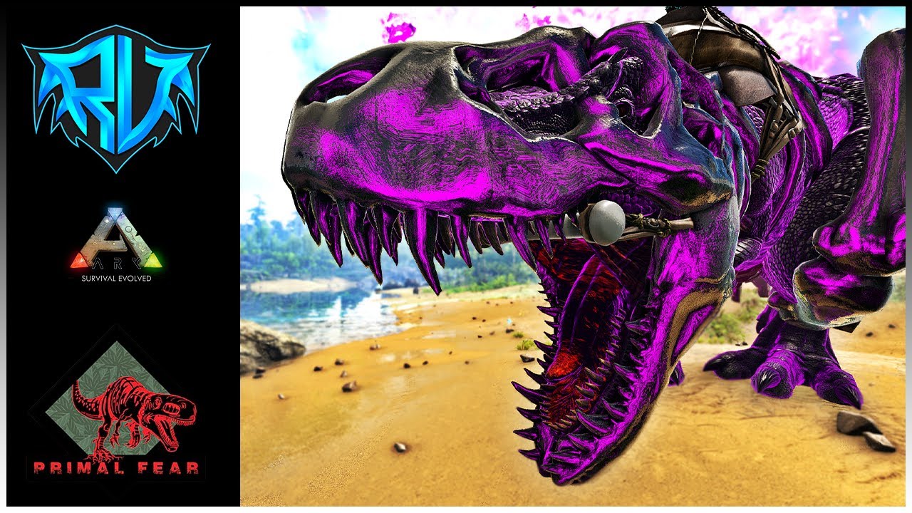 İnfernal Skeletonized Tyrannosaur!!! | Ark: Primal Fear | Bölüm #19 ...