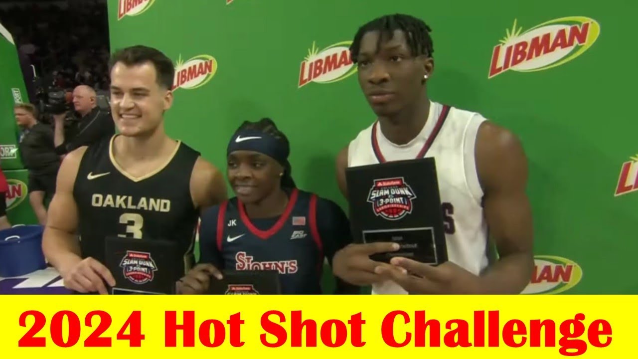 2024 College Basketball Hot shot Challenge - YouTube