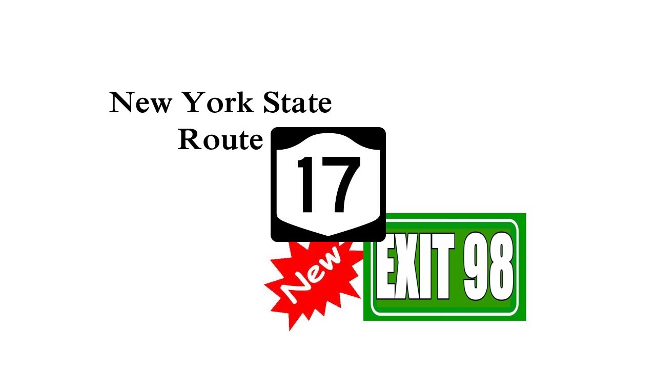 NEW SCENIC NYS Route 17 exit 98 - YouTube