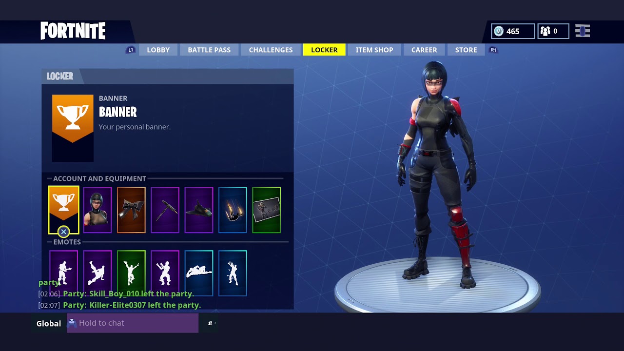 FORTNITE - TIDY ON ALL MY CHARACTERS - YouTube