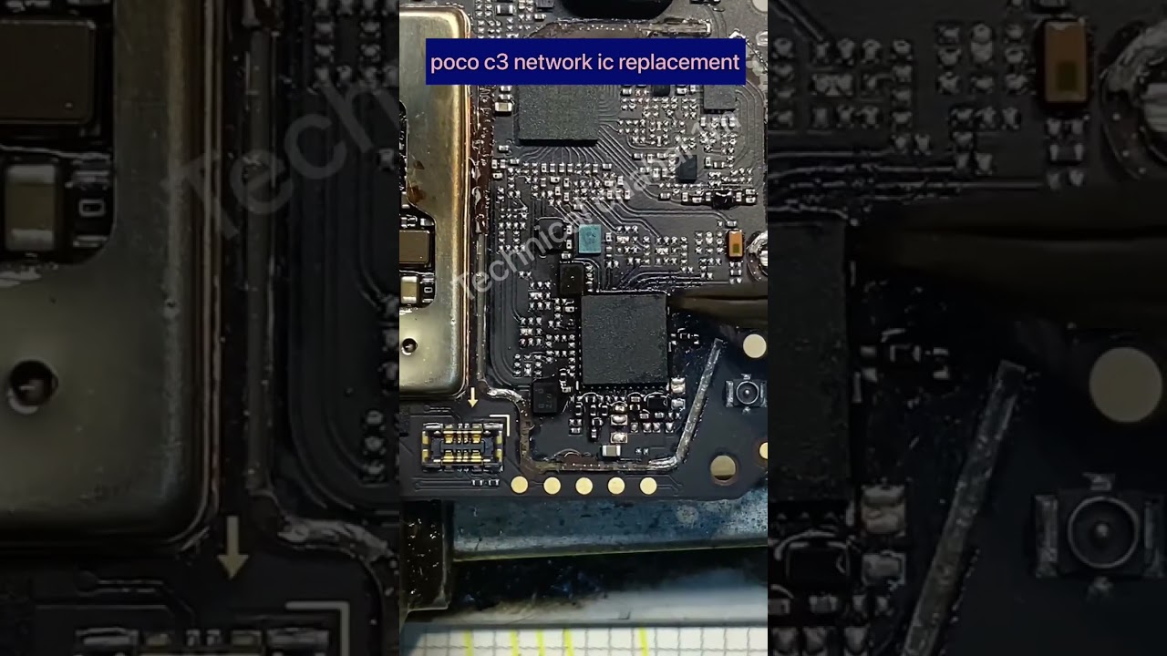 poco c3 network ic replacement mobile repairing tips and tricks #mobilerepairing - YouTube