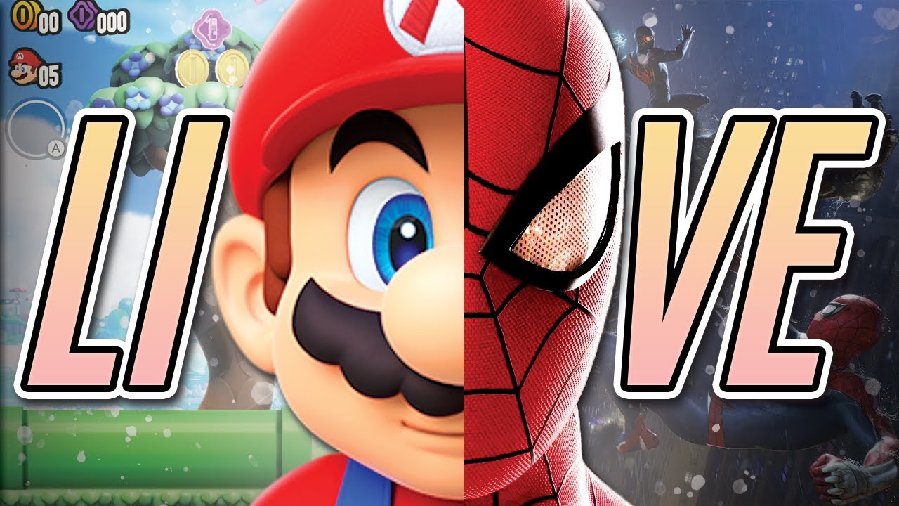 Super Mario Spider-Man Bros Wonder 2 LIVE! | Mikeinoid - YouTube