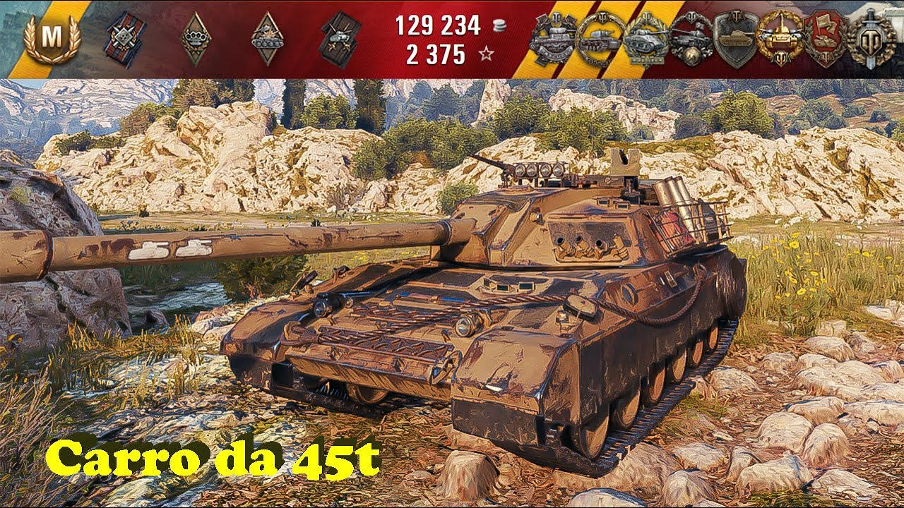 Carro 45t - World of Tanks UZ Gaming - YouTube