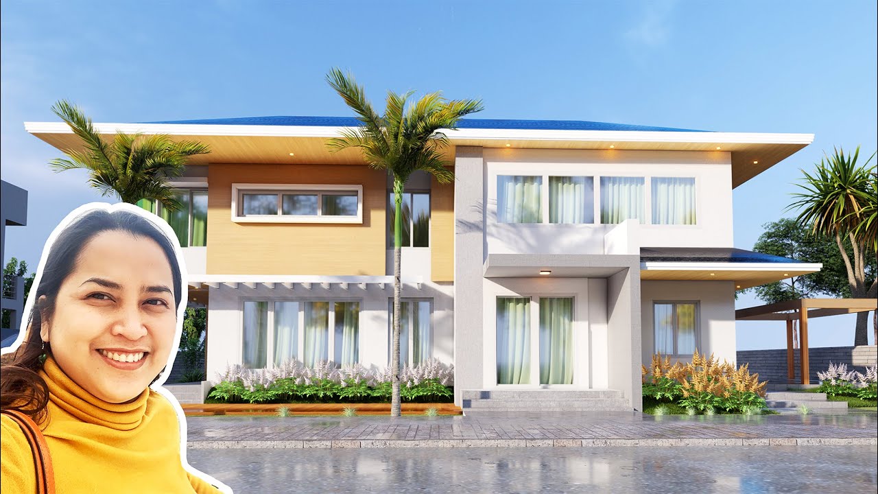 HOUSE DESIGN PLAN 15x7m with 2 Bedroom FULL PLANS - YouTube
