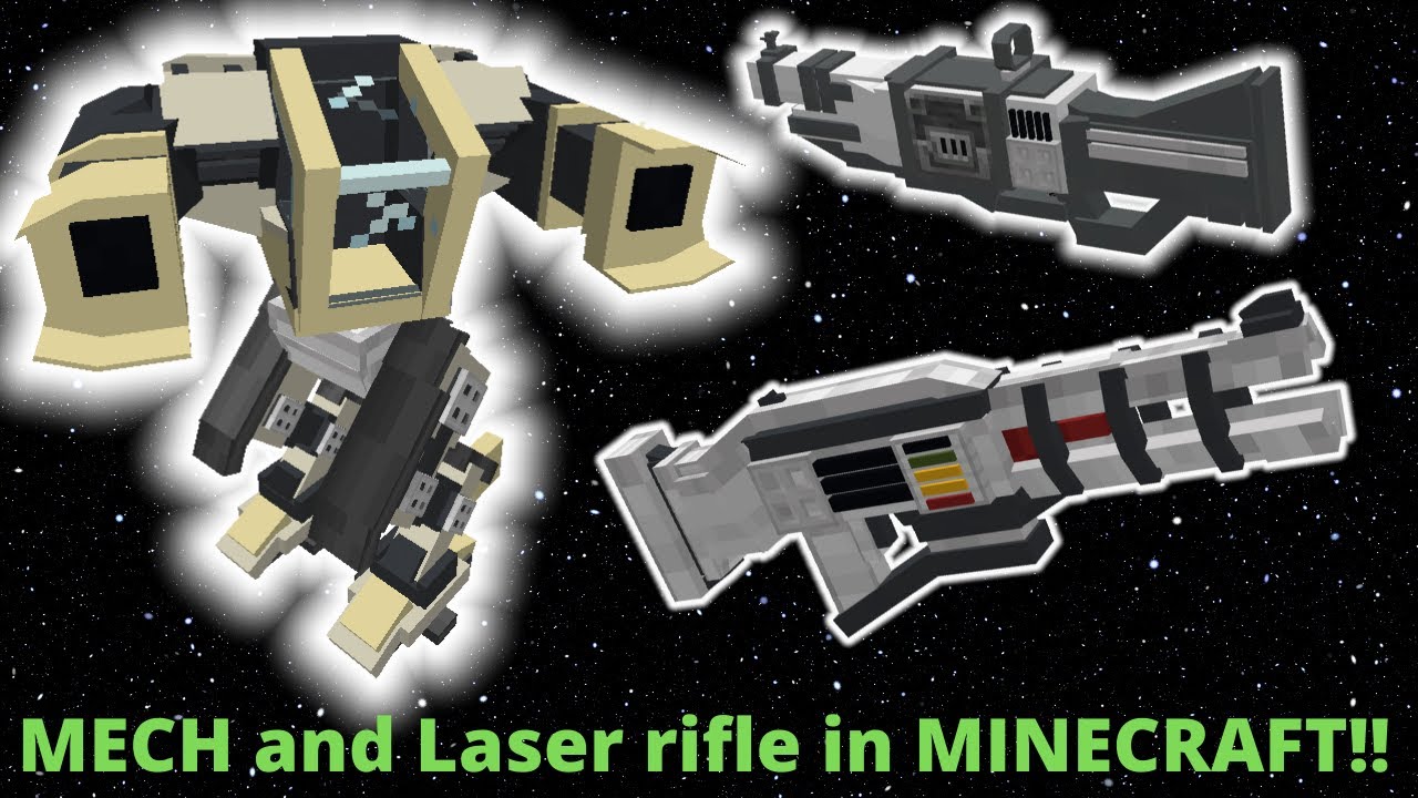 Cataclysm devlog #2 - MECH and LASER RIFLE in Minecraft 1.15.2 - YouTube