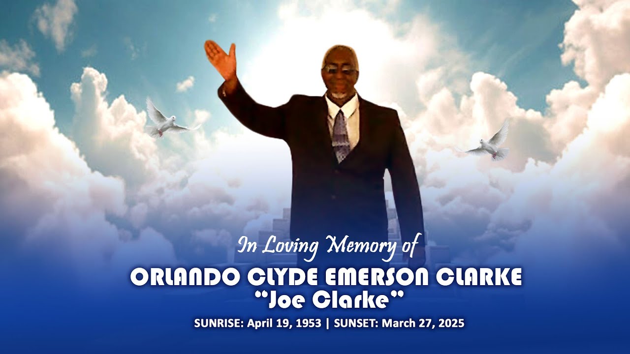 Celebrating The Life of Orlando Clyde Emerson Clarke - YouTube