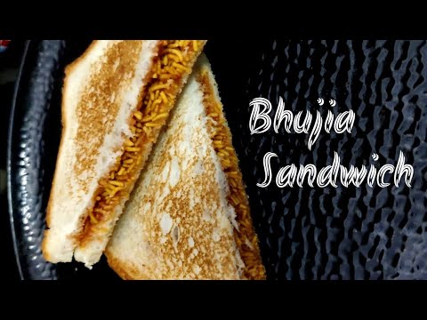 Bhujia Sandwich || Easy to make || 2 min sandwich using 3 ingredients ...
