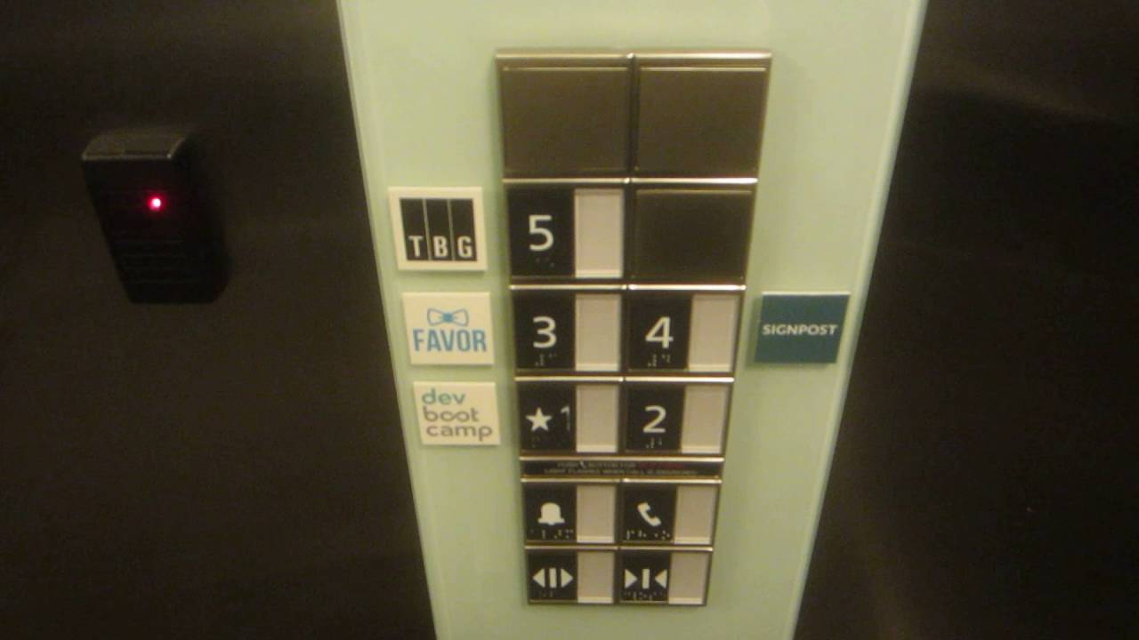 Schindler 3300 MRL Traction Elevator at the Guadalupe Center Office ...
