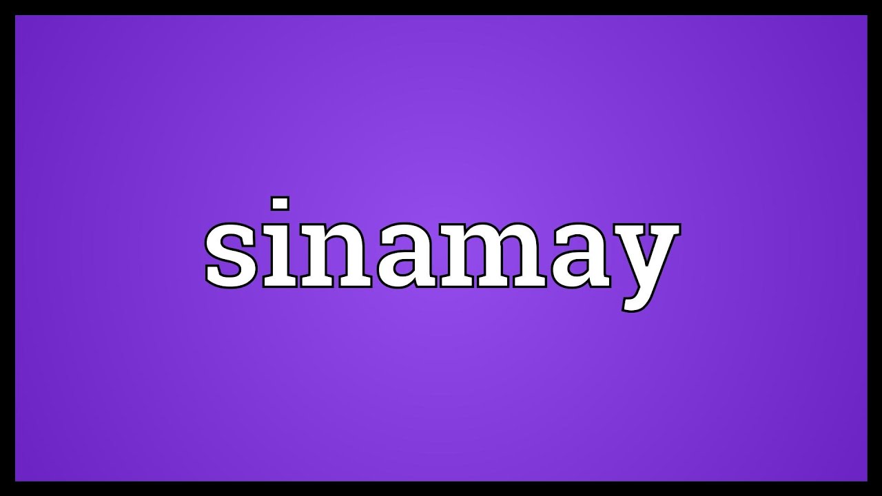 Sinamay Meaning - YouTube