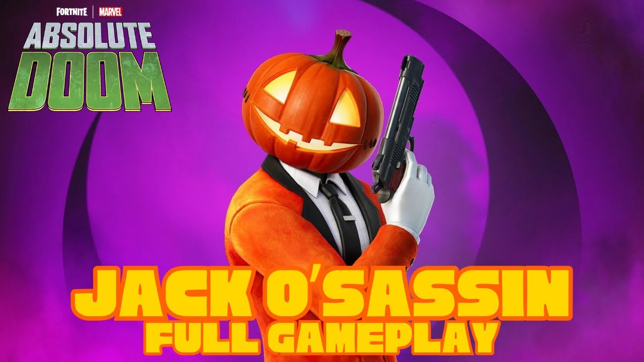 Jack O ssassin Skin (Full Gameplay) Fortnite Battle Royale C5S4 ...