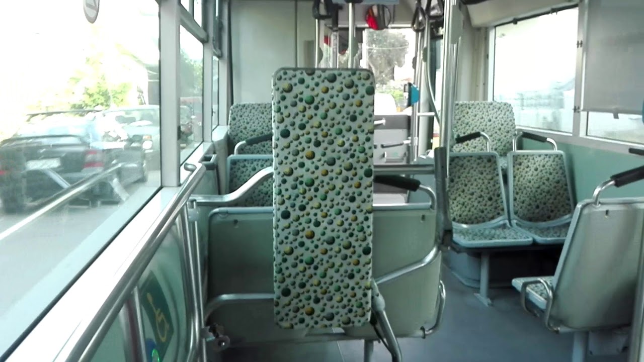 Athens Bus Riding:Irisbus Agora S CNG - YouTube