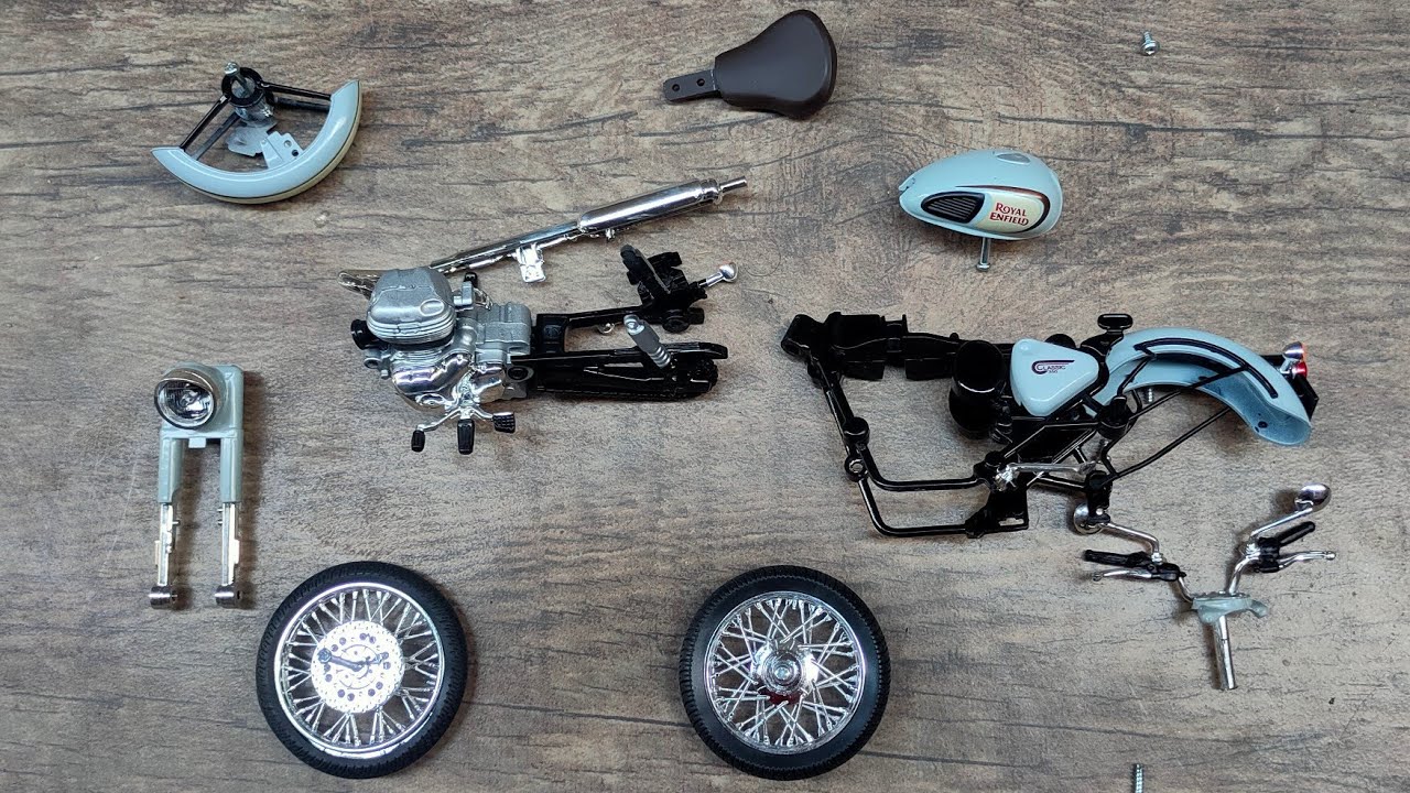 Royal enfield diecast model || mini royal enfield bike #minibike # ...