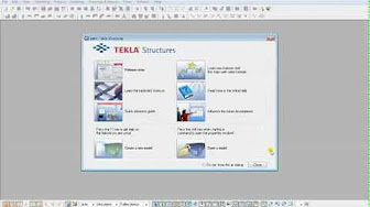 TEKLA Structures Basic Training Tutorials - YouTube