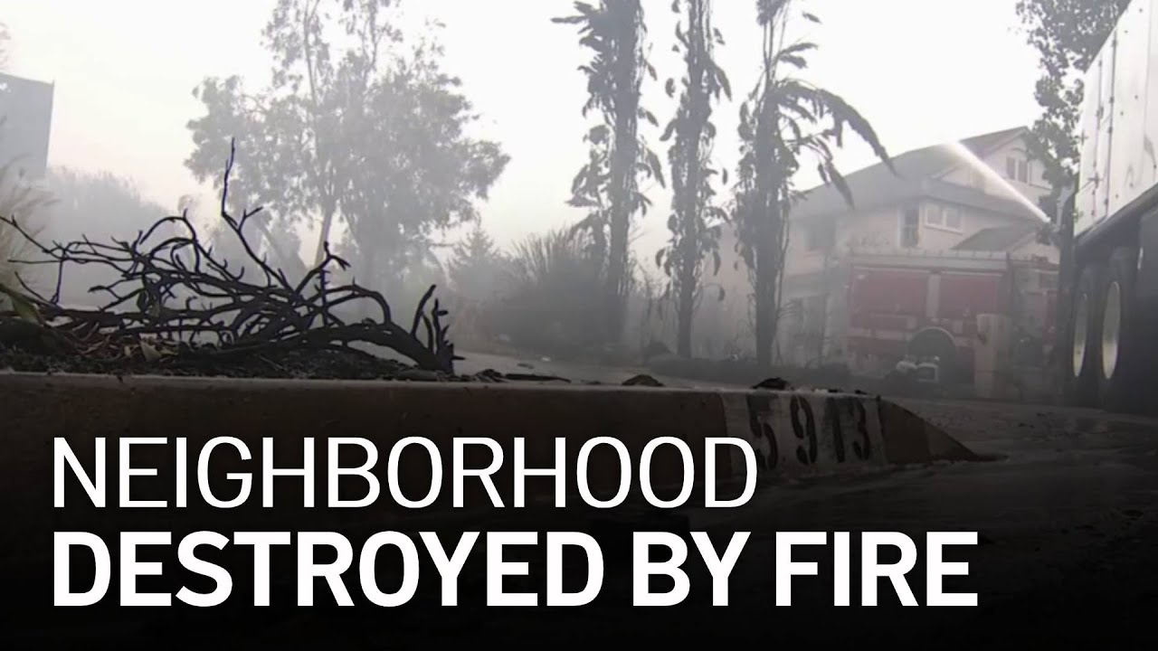 Glass Fire Destroys Santa Rosa Neighborhood - YouTube