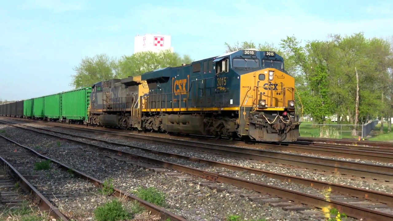 CSX Trash Train In Extreme Ultra High Definition 4K - YouTube