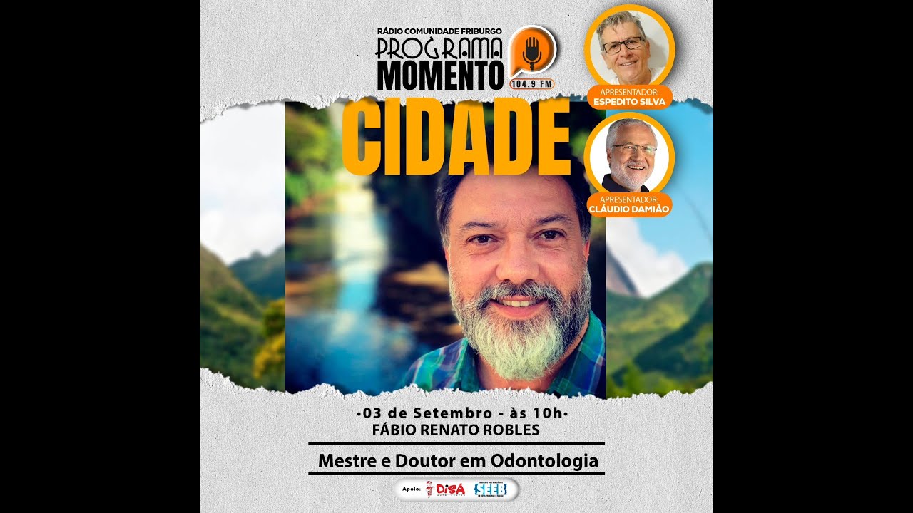 Momento Cidade 03/09/2025 - Entrevista : Fábio Renato Robles - YouTube