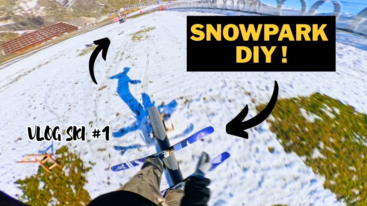On construit notre SNOWPARK DIY ! (de retour sur les skis) - YouTube