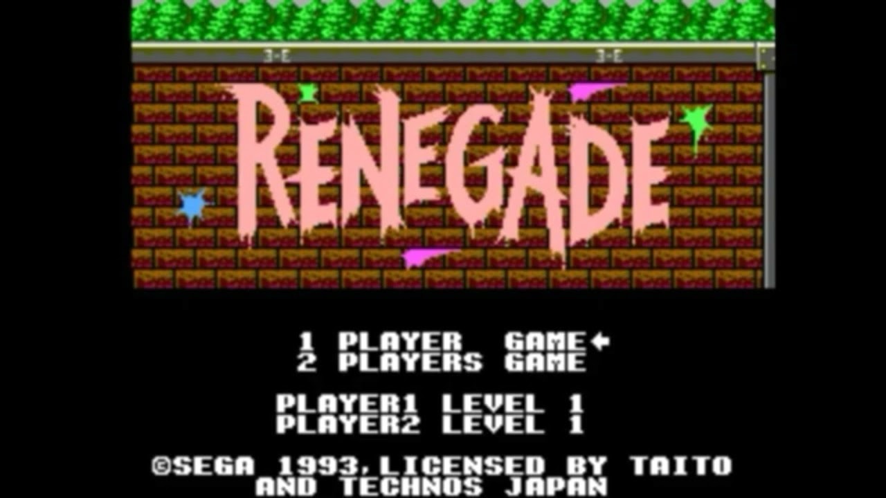 Renegade(master system) music ost - Round 2 Motorcycle - YouTube