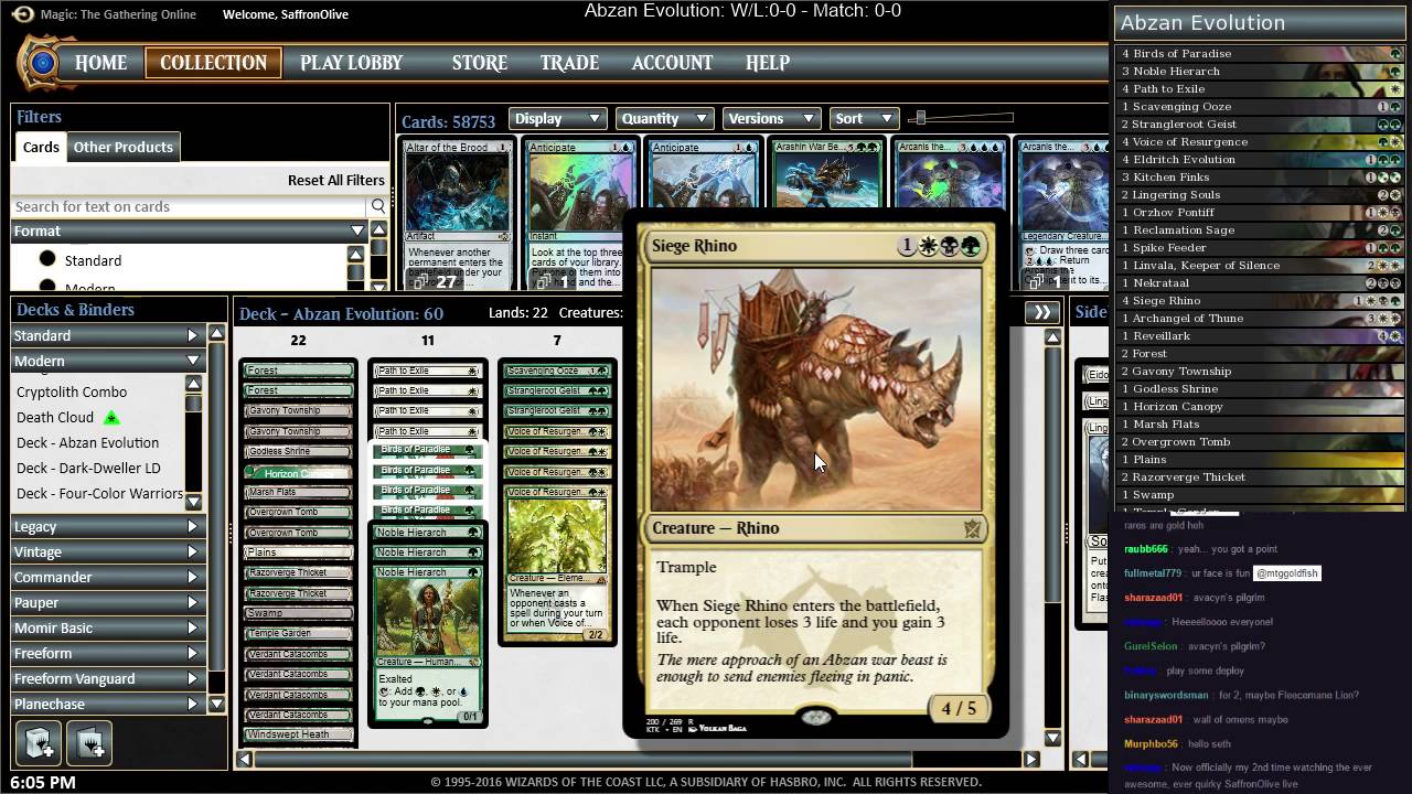 Abzan Evolution in Modern! - YouTube