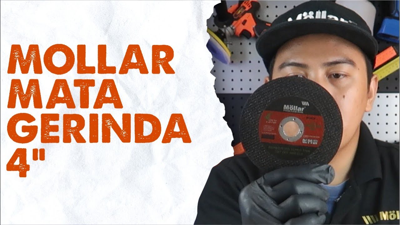 REVIEW & TEST MOLLAR CUTTING WHEEL 4" BLACK BESI STAINLESS STEEL DENGAN ...
