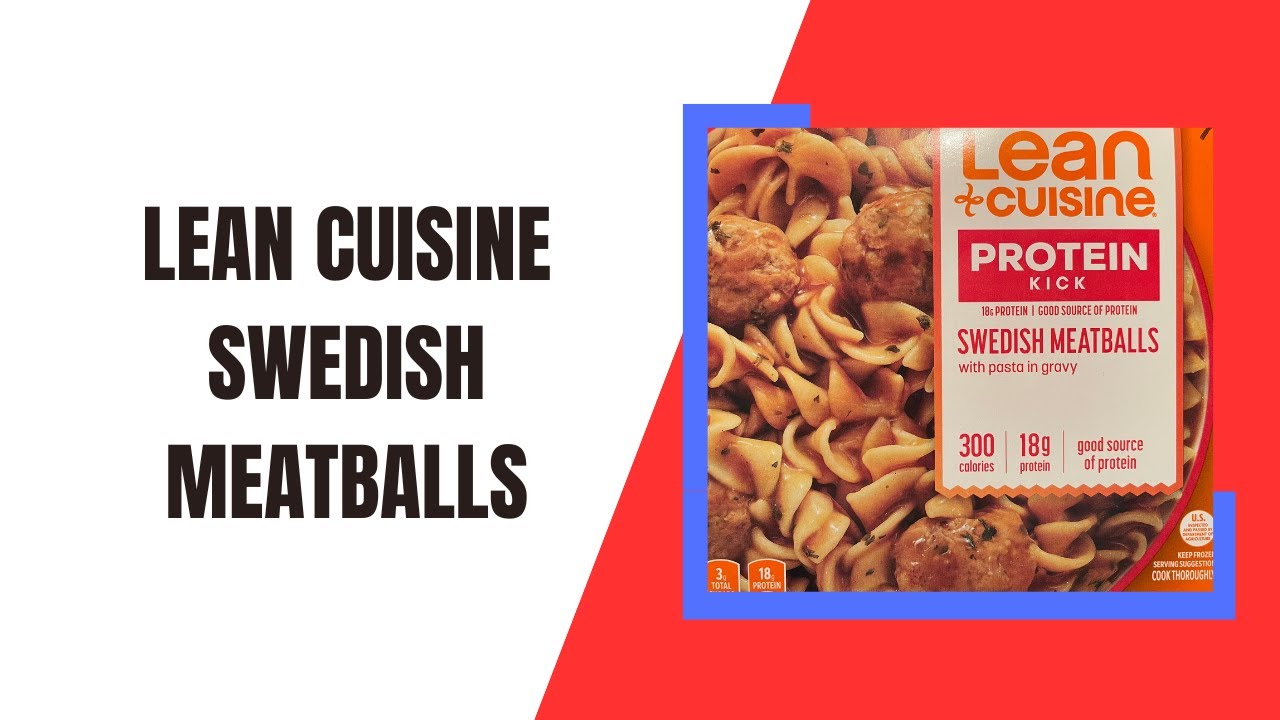 Lean Cuisine Swedish Meatballs - YouTube