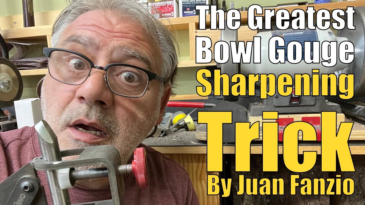 The Juan Fanzio Bowl Gouge Sharpening Trick - YouTube