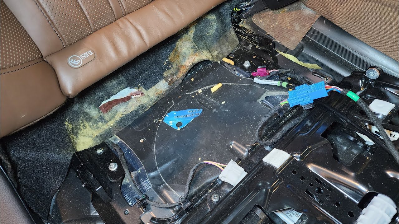 #세차이야기 185편 - How to remove rear seat for Mercedes BENZ S63 AMG /국내최초공개 ...