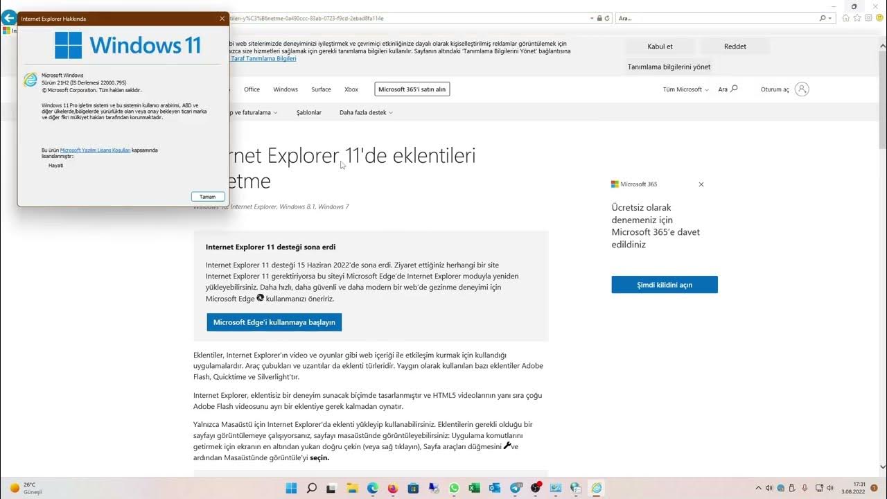 Windows 11 internet explorer açmak - How to open internet explorer in ...