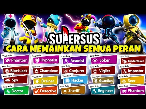 CARA MEMAINKAN SEMUA PERAN ALL ROLE DI GAME SUPER SUS ! - YouTube