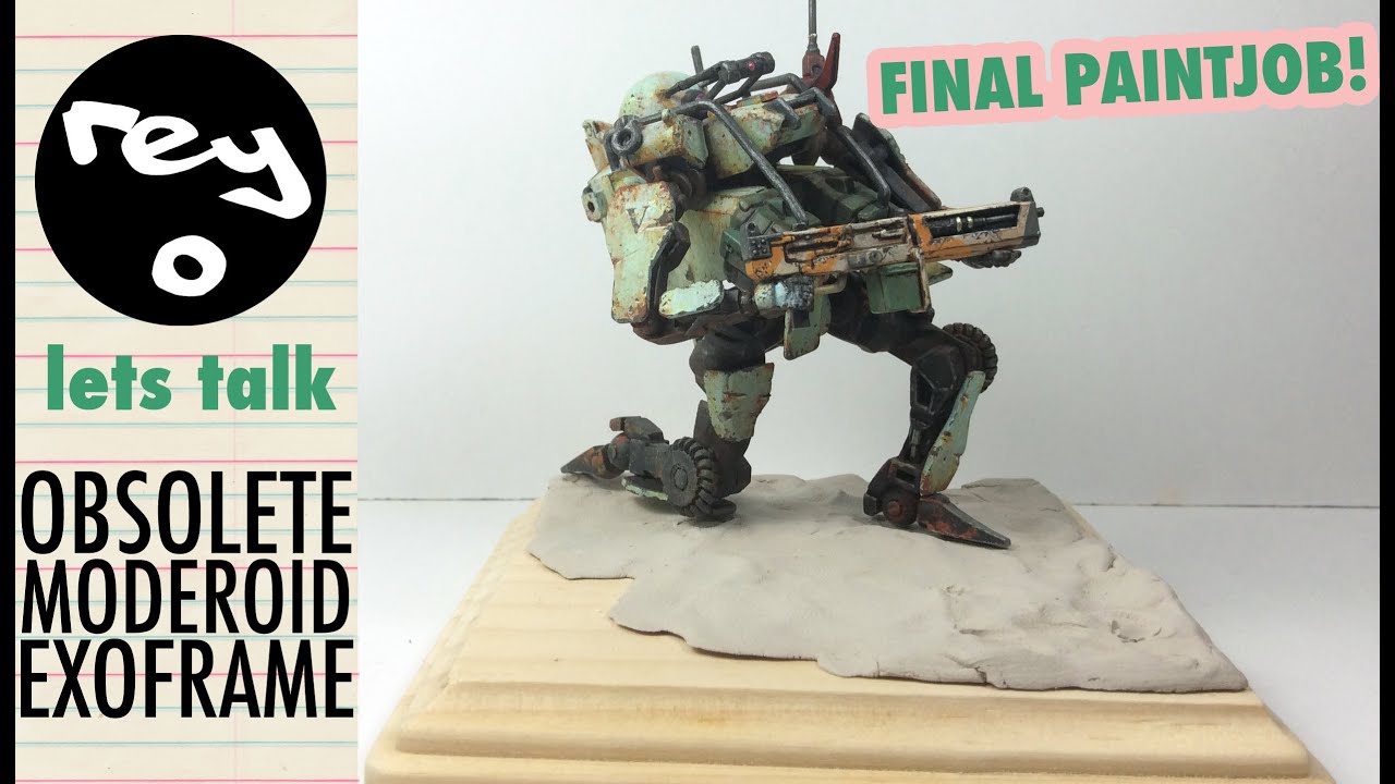 rey o let's talk - Finished Painting on Obsolete Exoframe by Good Smile ...
