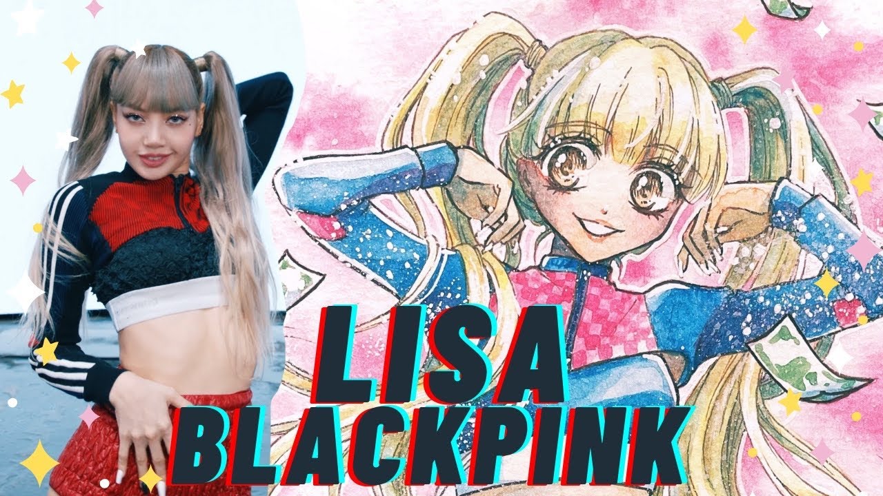 【PAINT WITH ME】BLACKPINK LISA - MONEY Watercolor Fanart - YouTube