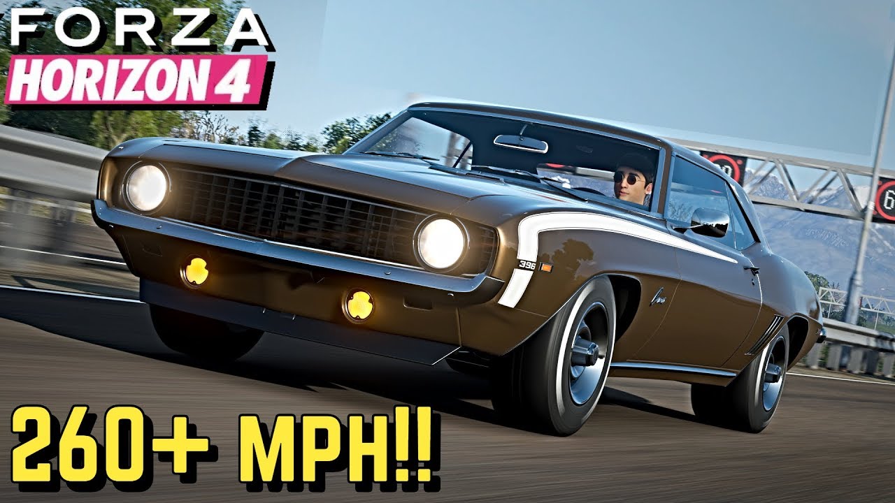 FORZA HORIZON 4 - 260+ MPH 1969 Camaro SS Tutorial!! - YouTube