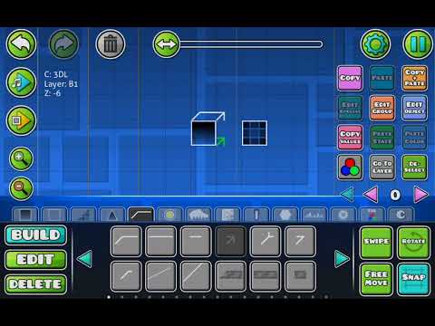 how to make 3d blocks in gd. - YouTube