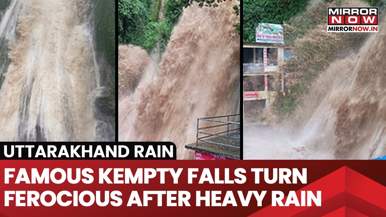 Uttarakhand Rain: Famous Kempty Falls Turn Ferocious After Heavy Rain ...