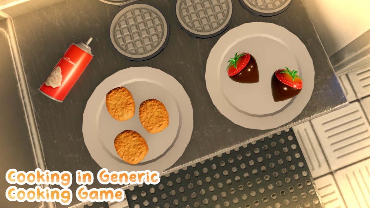 Cooking new recipes in Generic Cooking Game #6 🍗🍓🍫 | Roblox - YouTube