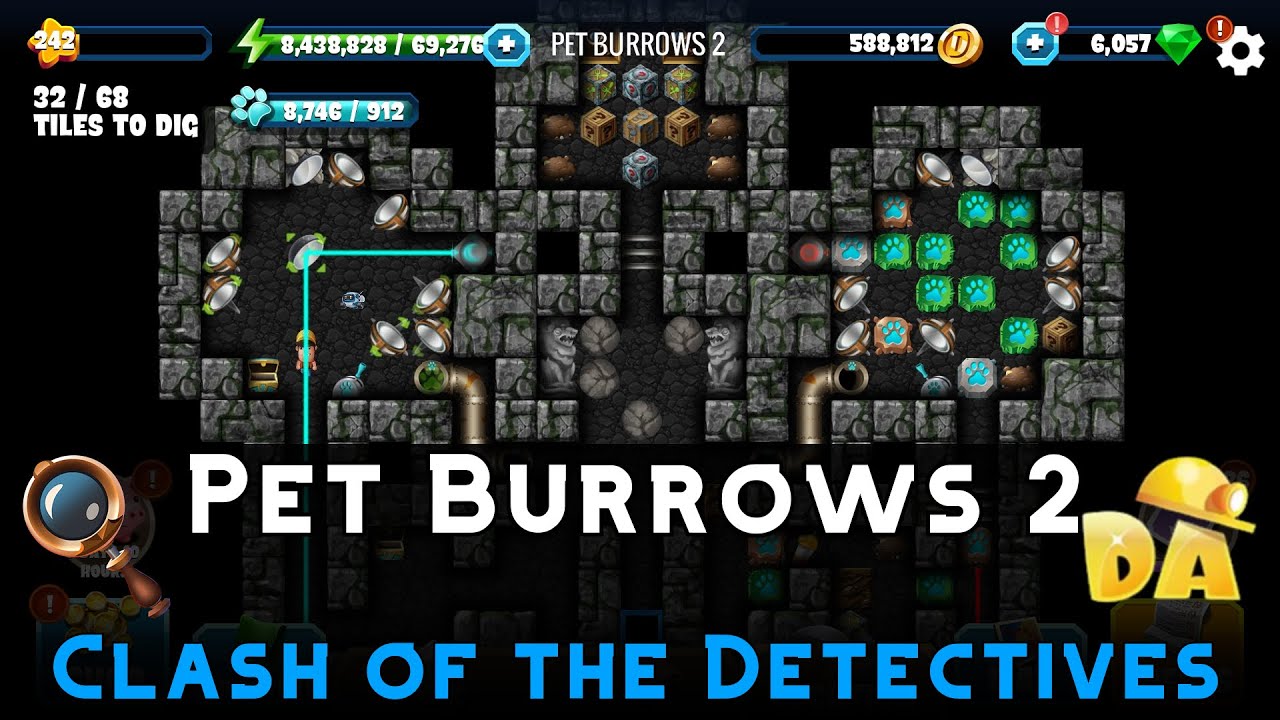 Pet Burrows 2 | Clash of the Detectives #8 | Diggy's Adventure - YouTube