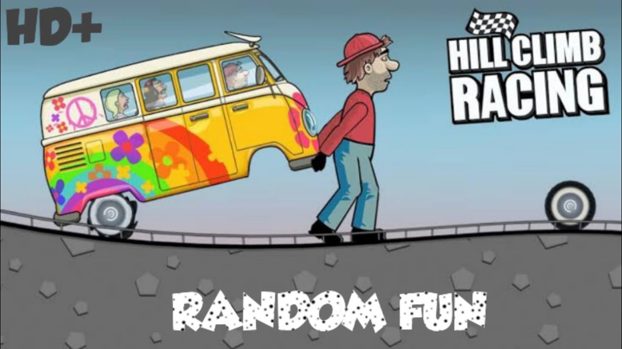 HILL CLIMB RACING. Playing on random road with random vehicle 🚜. # ...