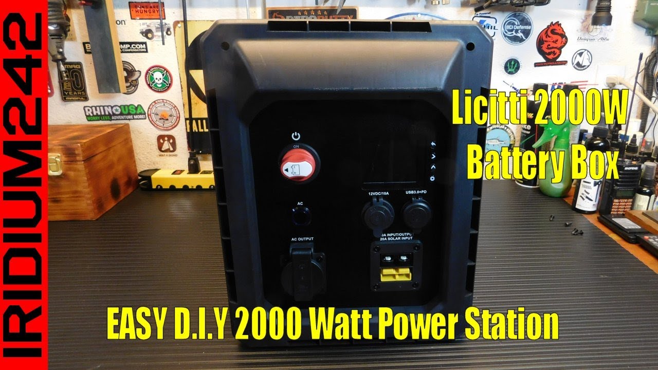 Use Your Own Battery And Save! Licitti 2000W AC Battery Box - YouTube