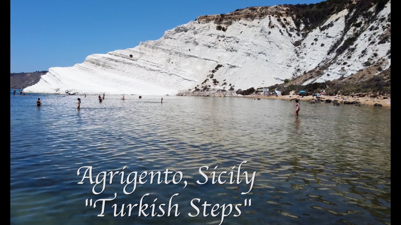 Turkish Steps (Agrigento, Sicily 4k Drone) - YouTube
