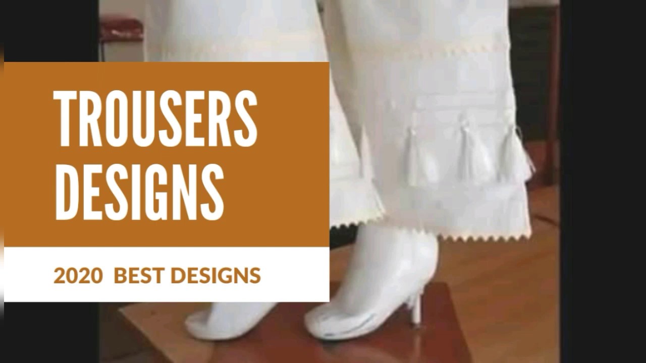 Best trousers DESIGNS//latest TROUSERS cuts//2020dress - YouTube