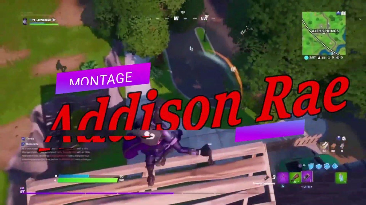 Addison Rae 🔥 - Fortnite Montage (The Kid LAROI) - YouTube