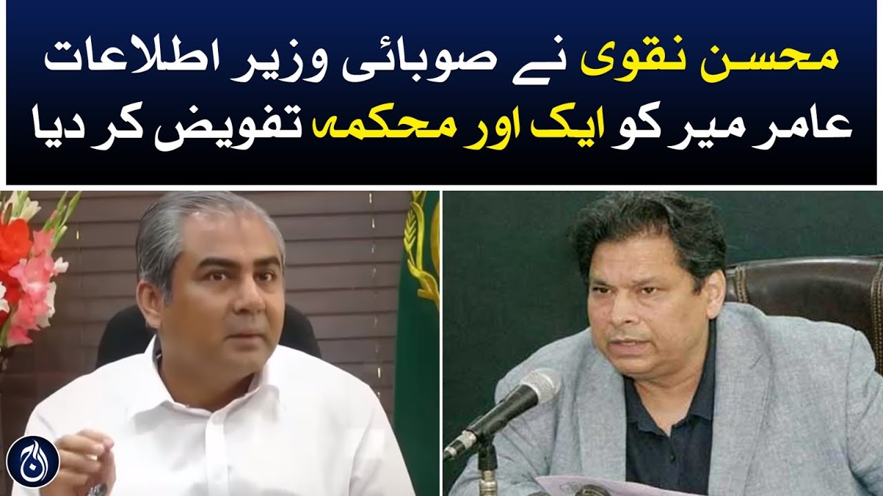 Mohsin Naqvi assigned another department to Provincial Information ...