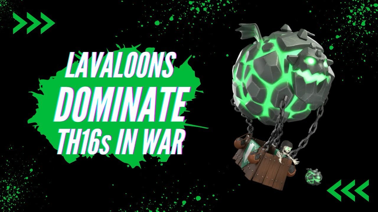 Lavaloon Troop DESTROYS Max TH16s | Clash of Clans - YouTube