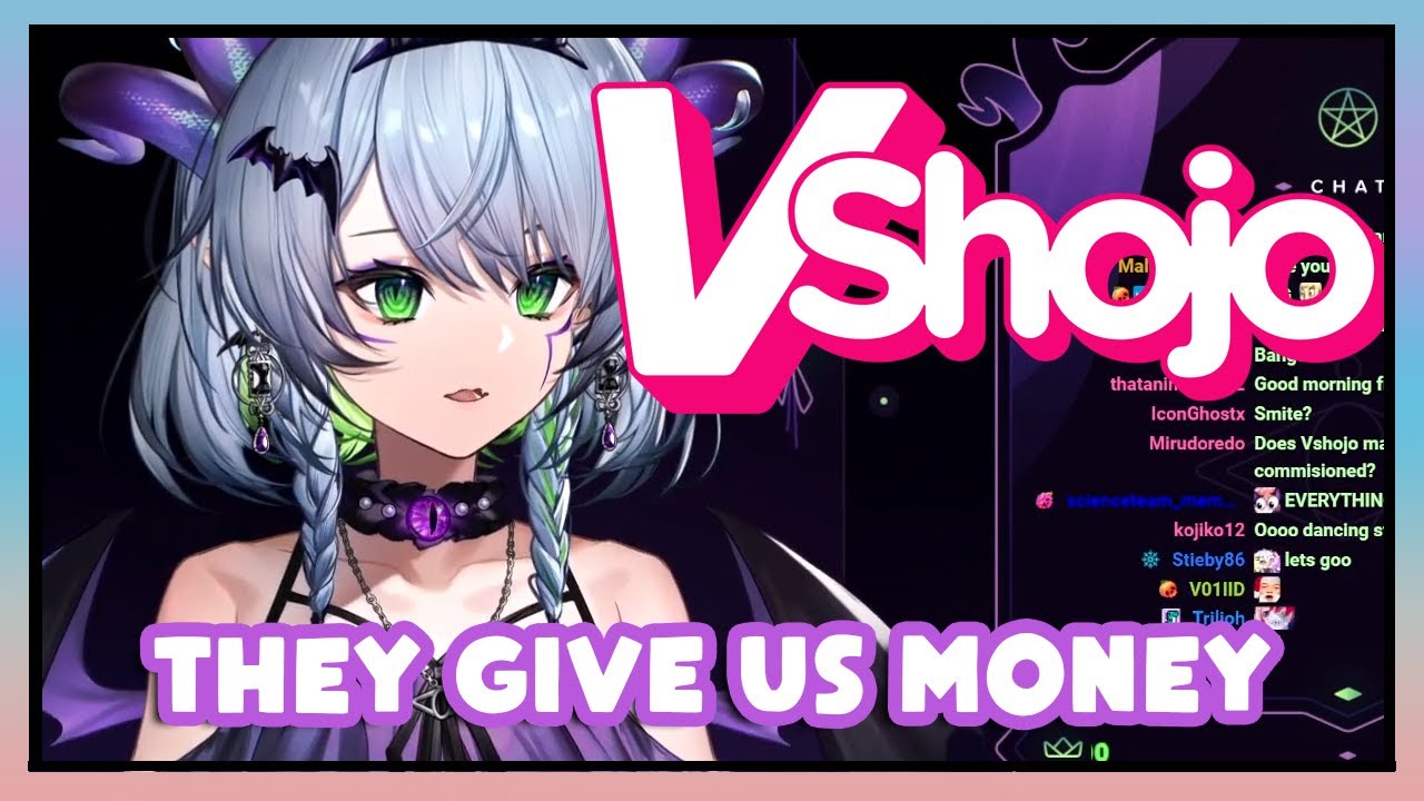 Vshojo pays allowances to their talents - YouTube