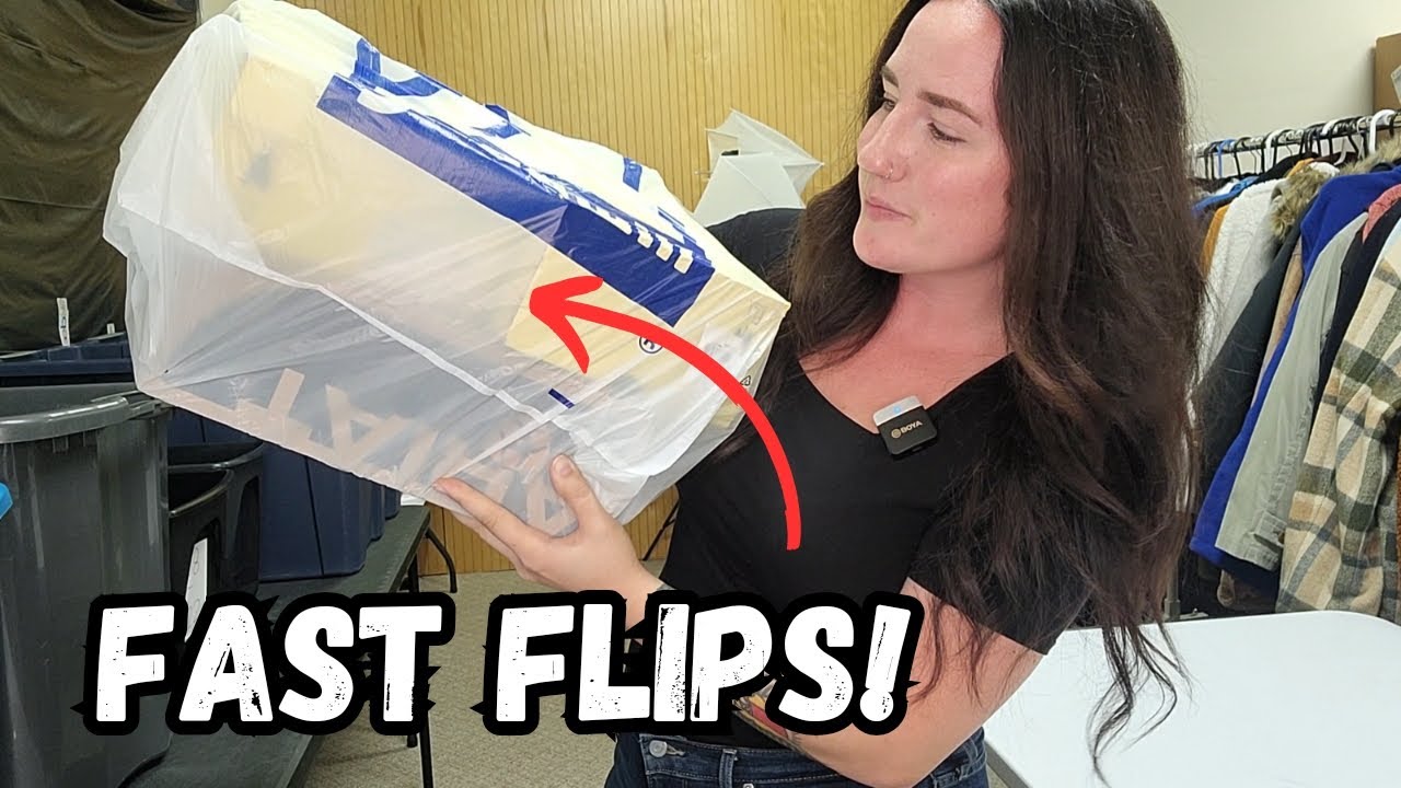 FAST Selling Items - Thrift Haul to Sell on Ebay and Poshmark - YouTube