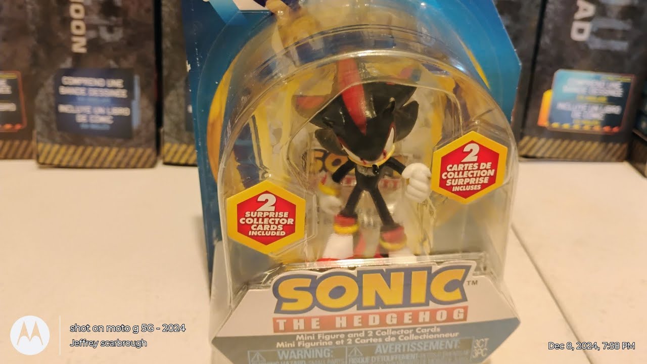 Unboxing Sonic the hedgehog shadow action figure - YouTube