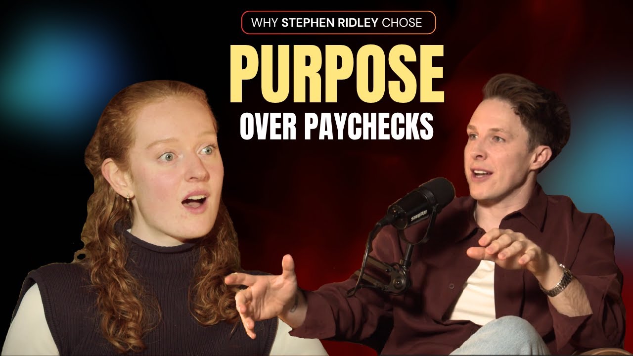 Why Stephen Ridley Chose Purpose Over Paychecks - YouTube